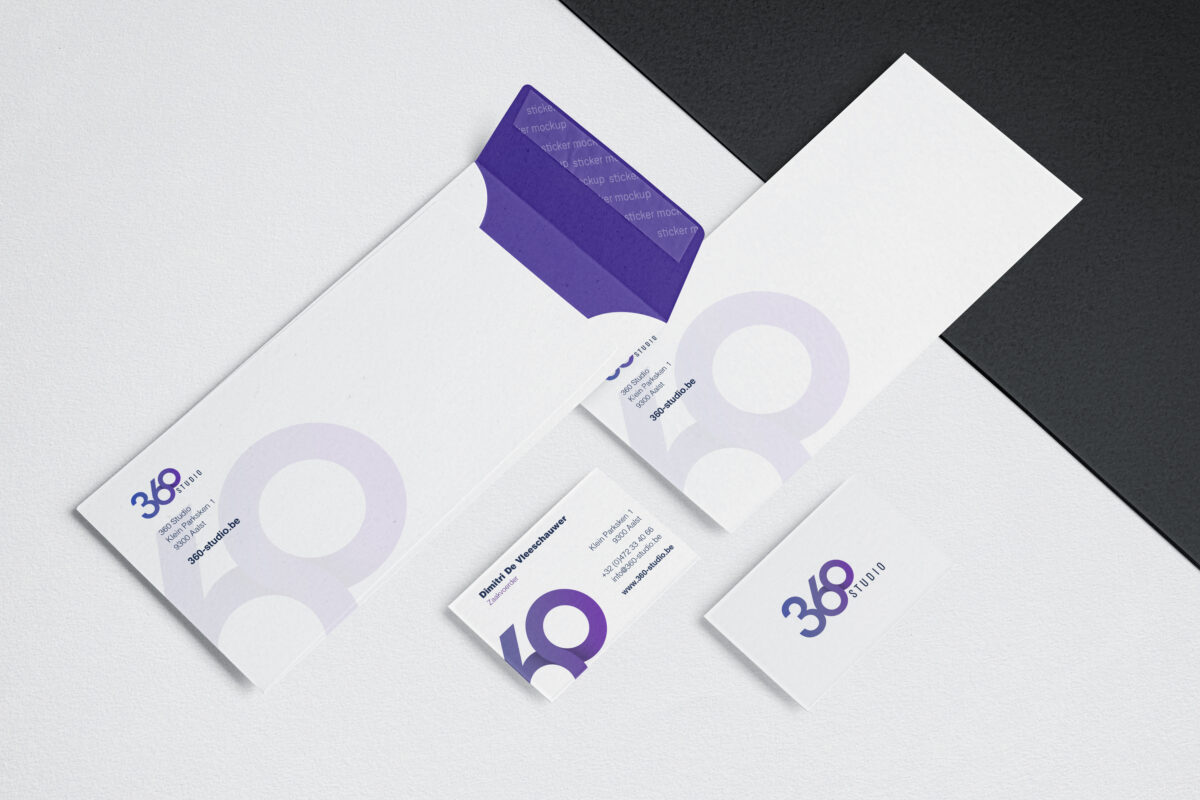 Enveloppe ontwerp - 360 Studio