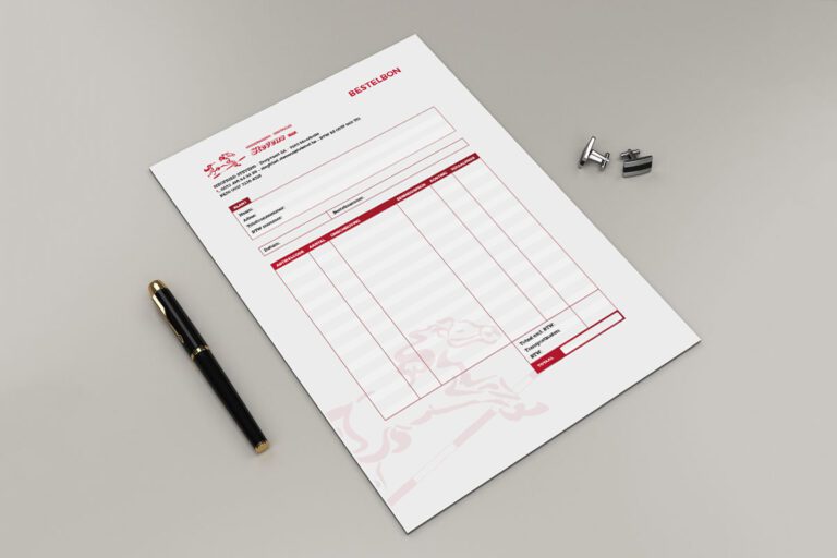 Bestelbon ontwerp - 360 Studio